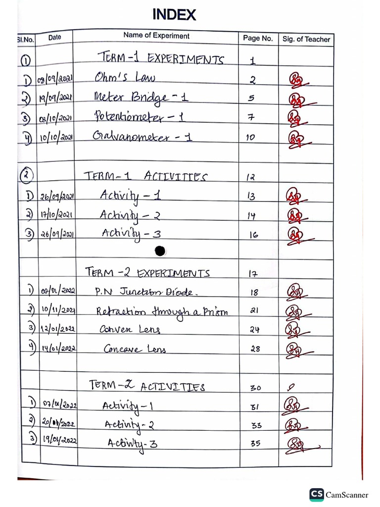 Physics Sample Record (1) | PDF