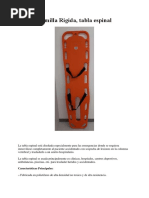 Ferula Espinal Larga Ficha Tècnica | PDF