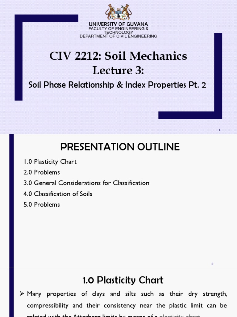 Soil Mechanics: Phase Relationships | PDF | Physical Sciences ...