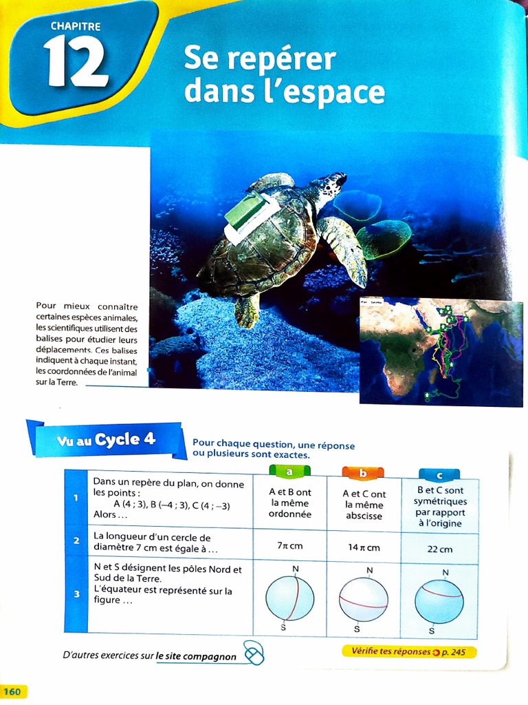 Cours 4e - Se Rep Rer Dans L - Espace | PDF