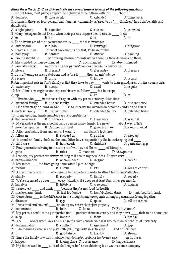 G11 U2 Vocab Practice | PDF