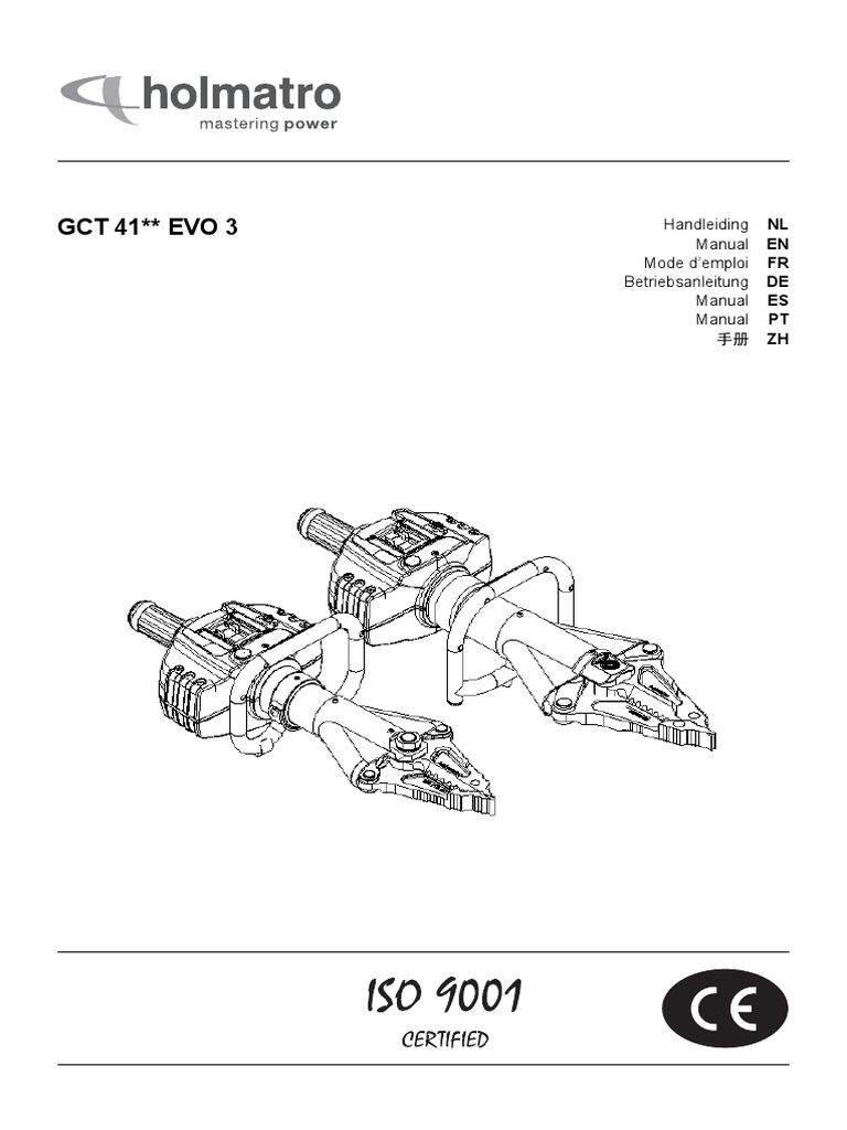 Manual Holmatro Evo 3 - 4150 | PDF