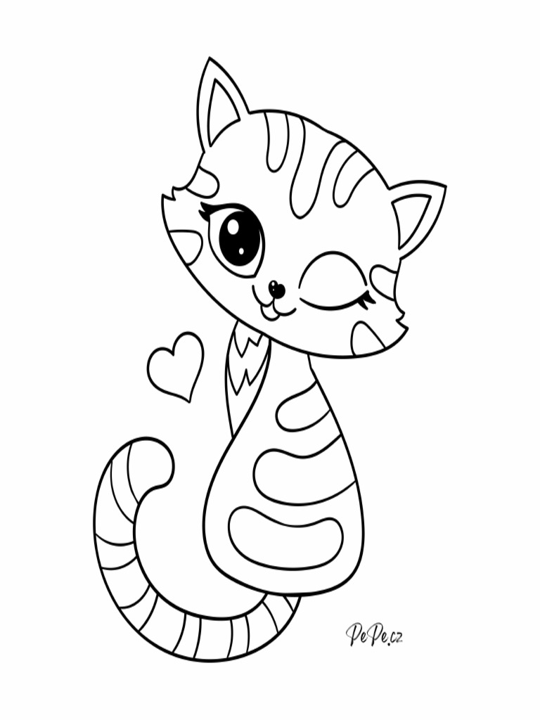 kocicka-omalovanka-pro-deti | PDF