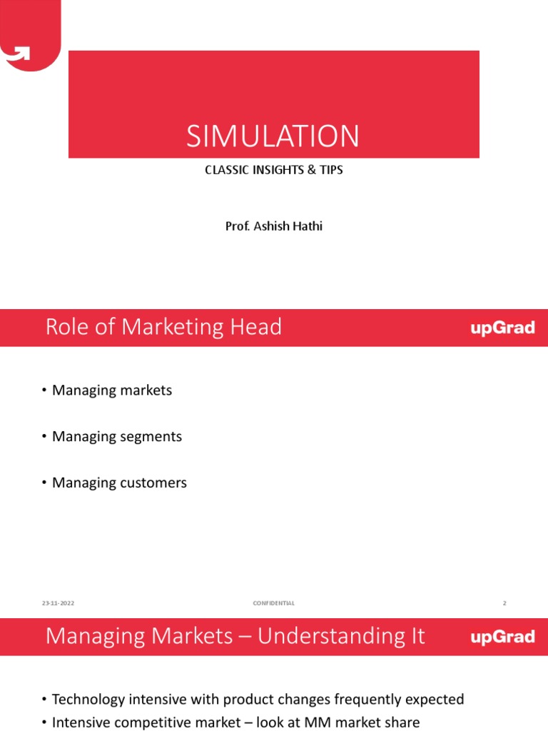 Simulation - Classic Insights & Tips | PDF