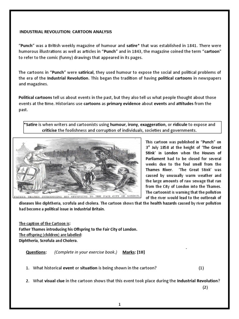 2, Cartoon Industrial Revolution 2 | PDF | Cartoon | Punch (Magazine)