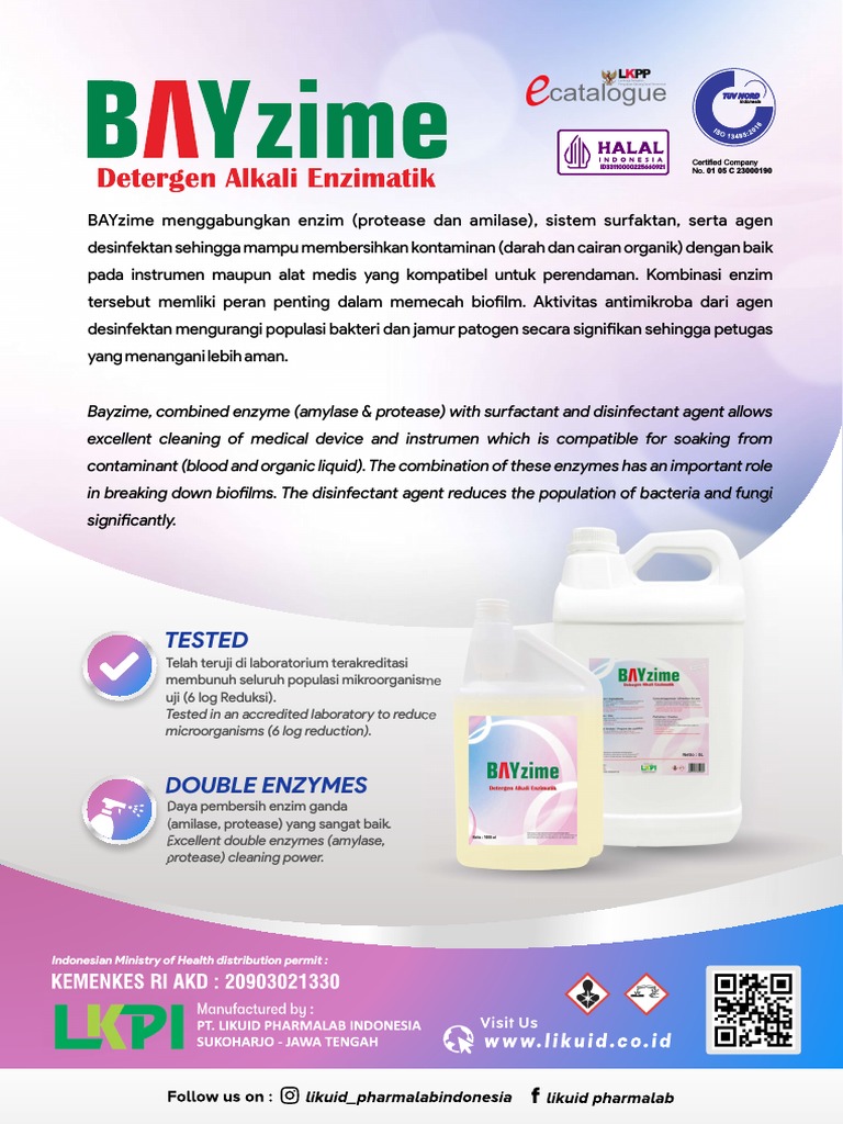 Brosur Bayzime | PDF | Chemistry | Medical Specialties