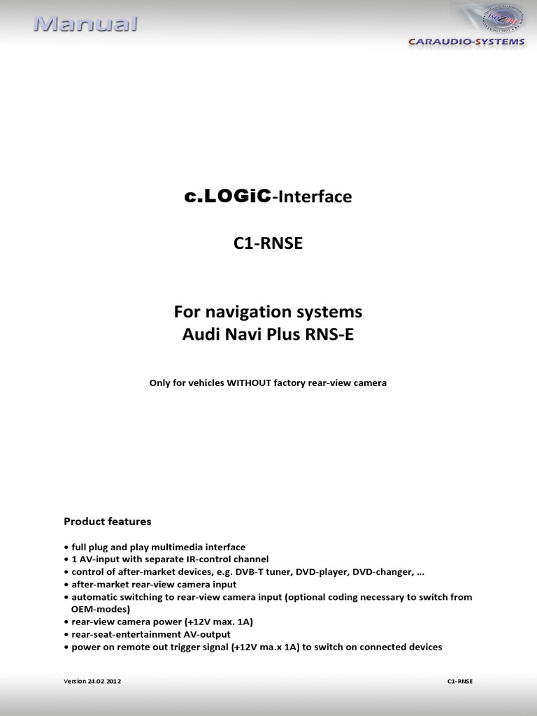 Manual Eng C1-Rnse | PDF | Menu (Computing) | Information And Communications Technology