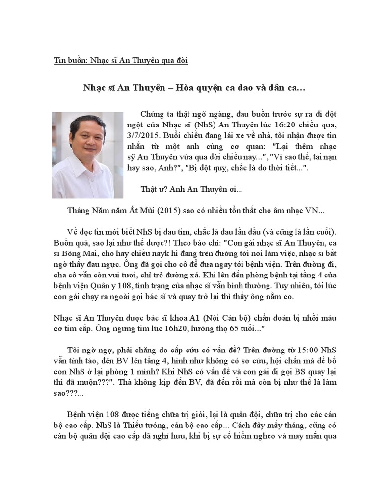Nhac Si An Thuyen Tu Tran | PDF