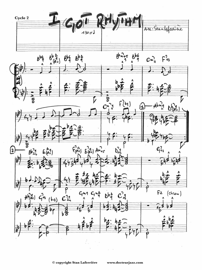 I Got Rhythm | PDF