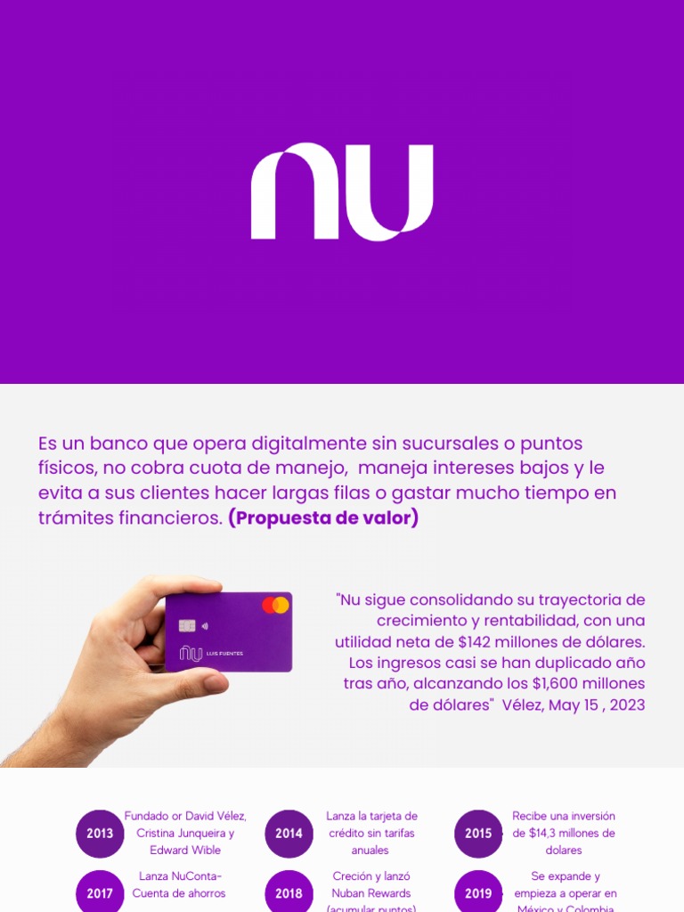 Exposición Nubank | PDF | Economias | Industrias de servicio