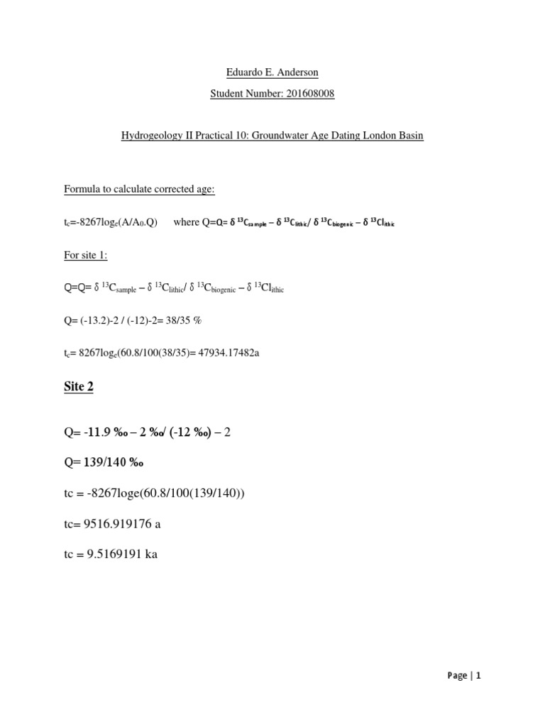 Hydrogeology II Practical 10 Eduardo | PDF