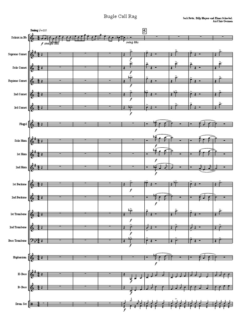 Bugle Call Rag score and parts | PDF