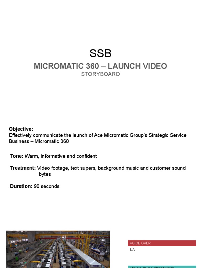 Ace Micromatic - SSB - Story Board | PDF