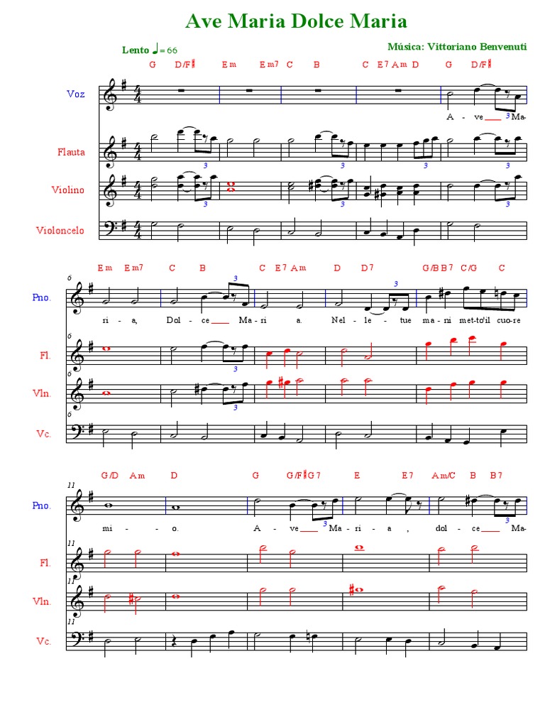 Ave Maria Dolce Maria | PDF