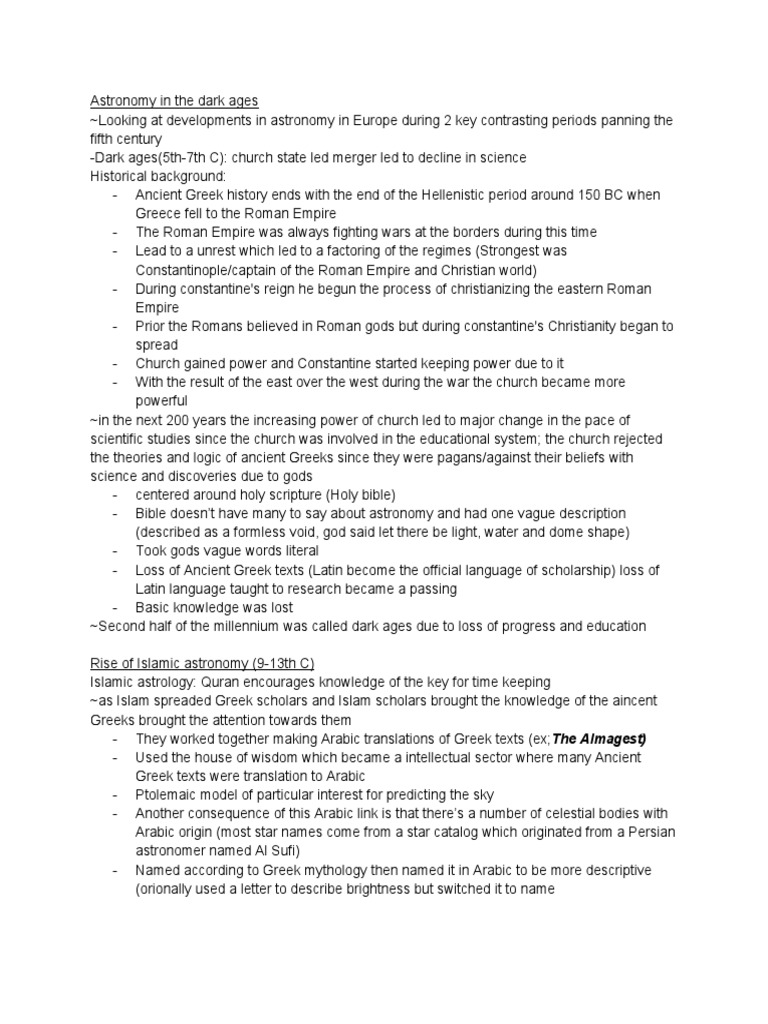 Astronomy Unit 4 | PDF