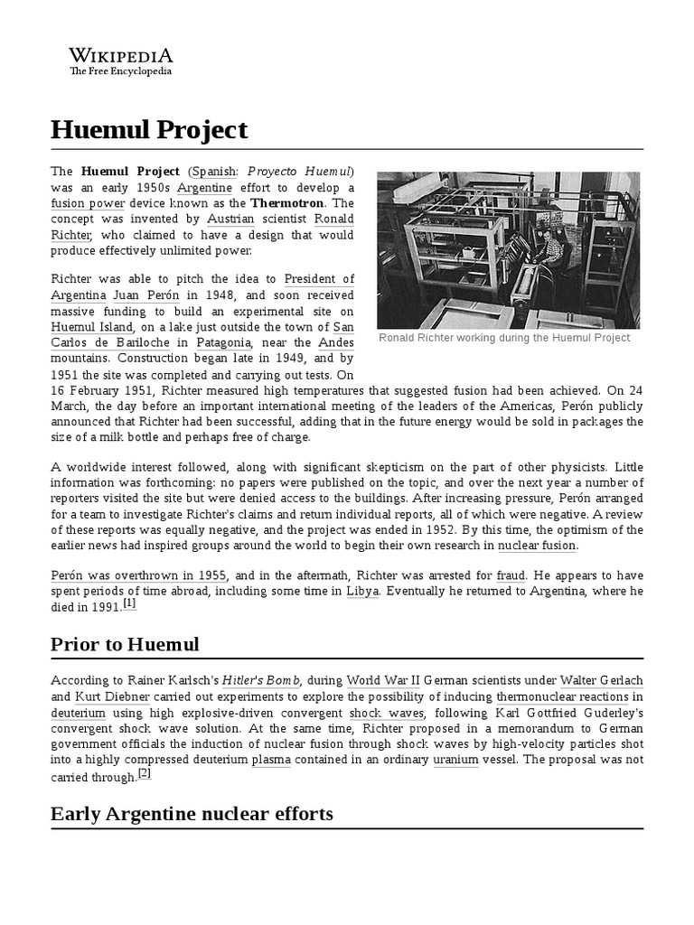 Huemul_Project | PDF
