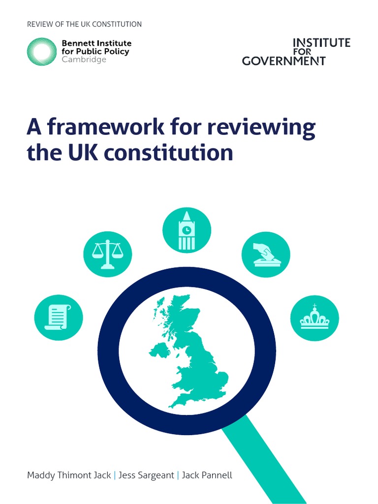 A Framework For Reviewing The Uk Constitution Pdf Separation Of Powers Constitution 