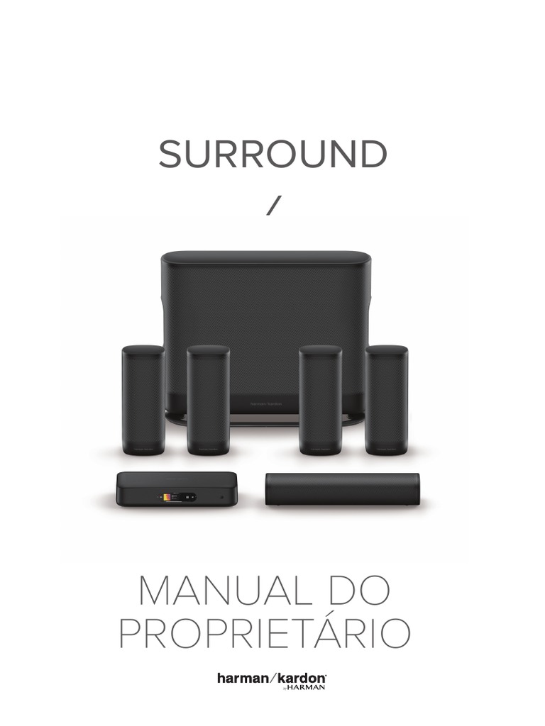 HK Surround Owner's Manual PT-BR | PDF