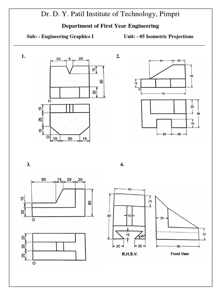 Isometric Objects | PDF
