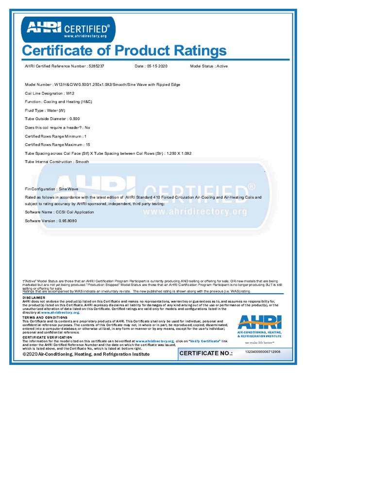 Saiver Ahri Certificate | PDF