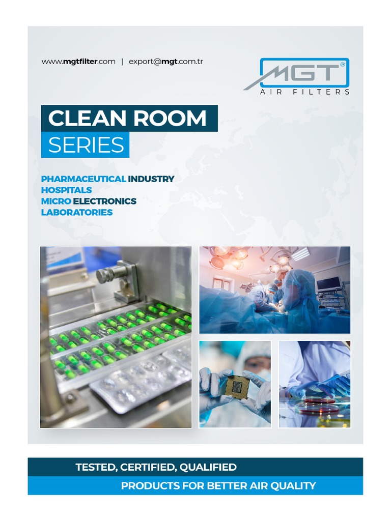 MGT Clean Room Series Web | PDF | Filtration | Tools