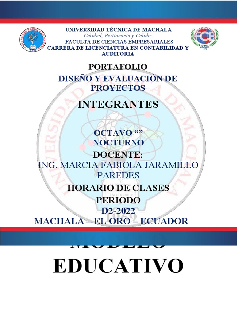 Portafolio-Diseño y Evaluacion de Proyectos | PDF