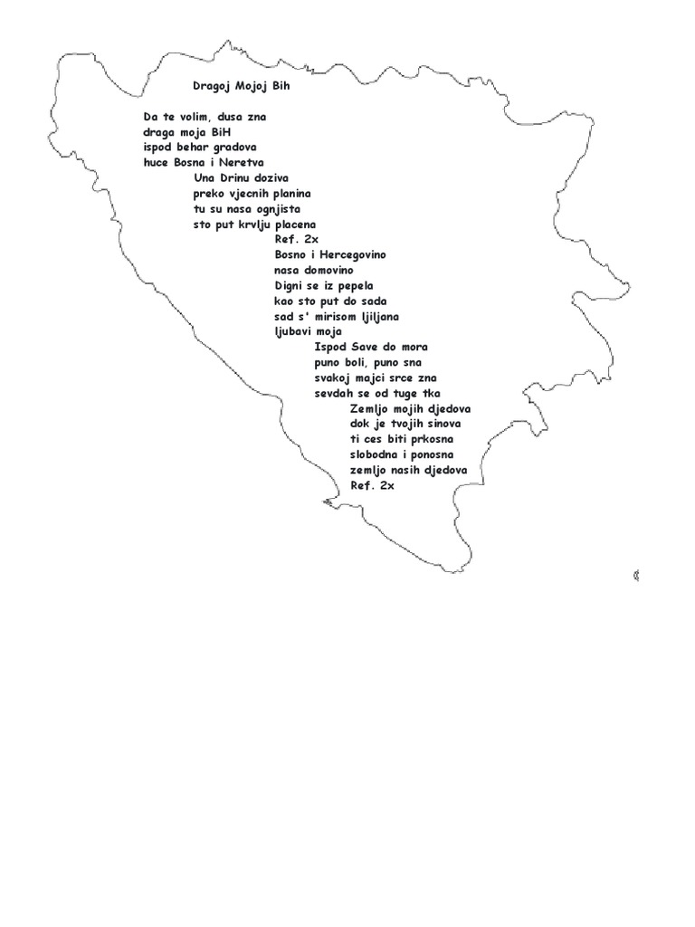 Dragoj Mojoj Bih | PDF