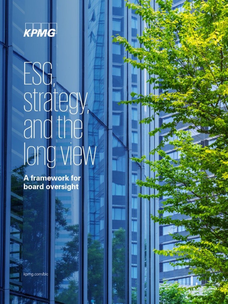 ESG Strategy Deployment - KPMG | PDF | Career & Growth | Business