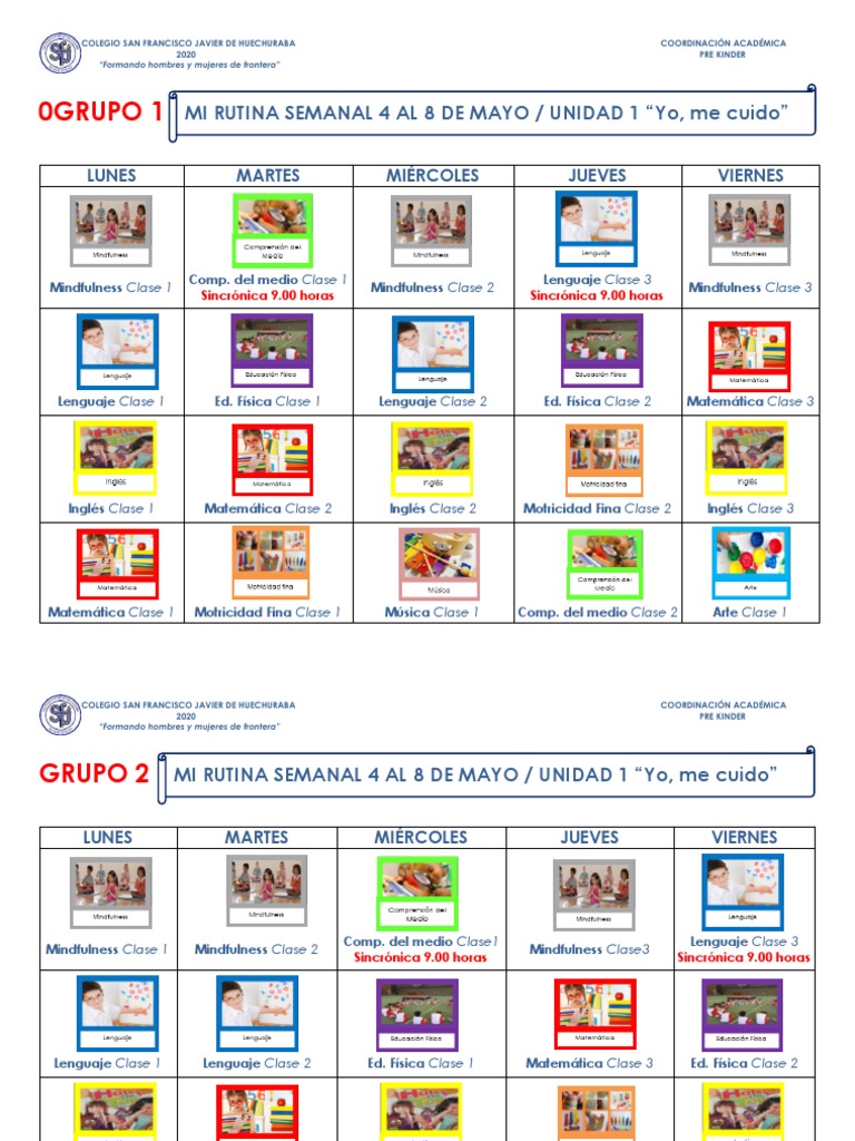 PK Rutina Semana 4 Al 8 Mayo | PDF