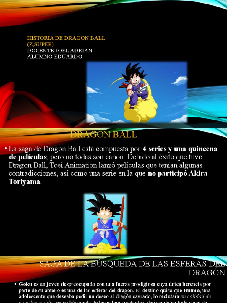 Historia de Dragon Ball | PDF | esfera del dragón