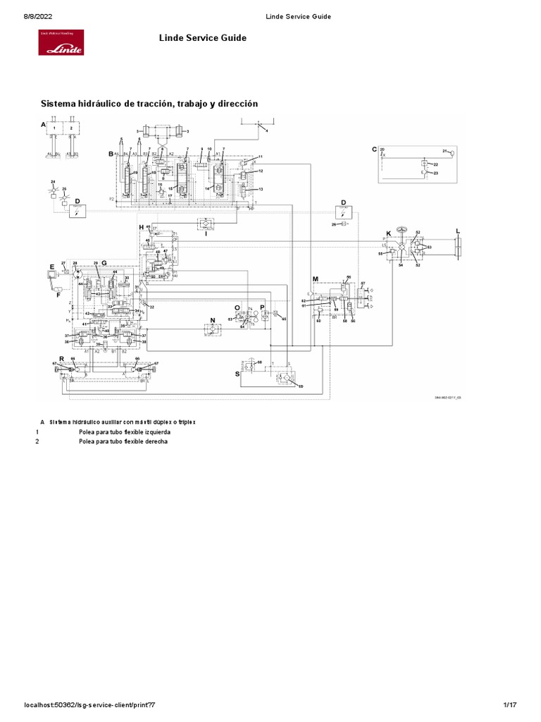 Plano Hidraulico h40 Linde | PDF
