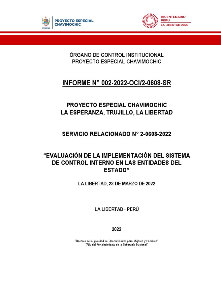 Informe 002-2022-Oci-2-0608-Sr | PDF