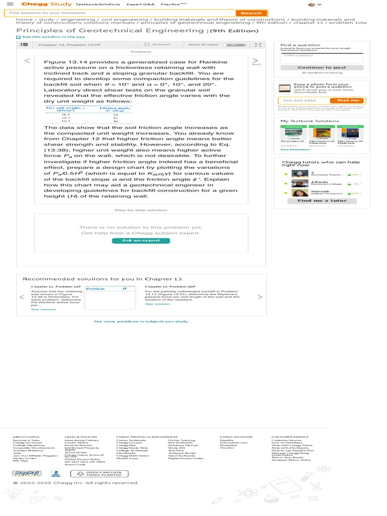Solved Refer To The Clay Soil in Figure 12.55. If The Natural ... | PDF ... Solved Refer To The Clay Soil in Figure 12.55. If The Natural ... | PDF ...