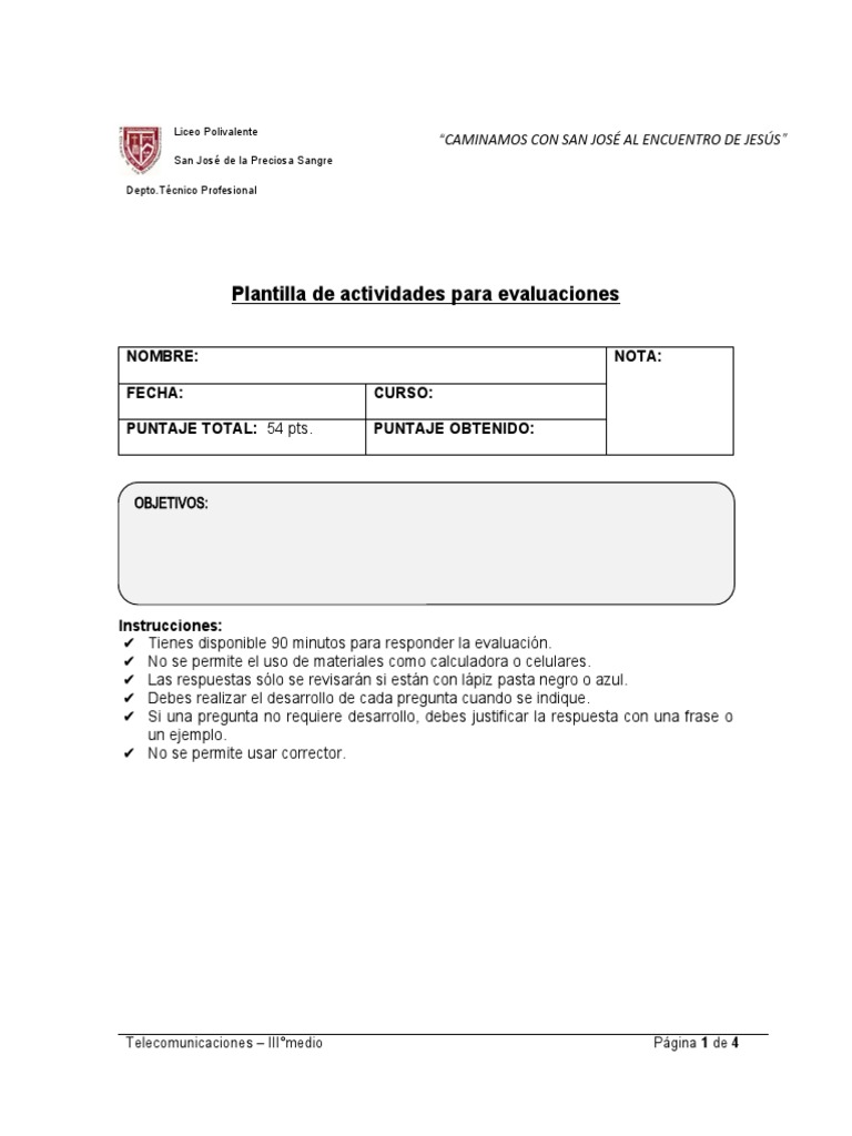 0.-Plantilla de Item para Prueba | Descargar gratis PDF | Informática