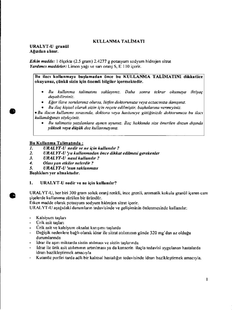 1643 Uralyt U Granul KT | PDF