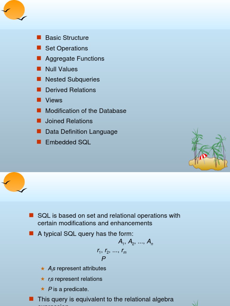 Chapter 4: SQL | PDF | Relational Model | Sql