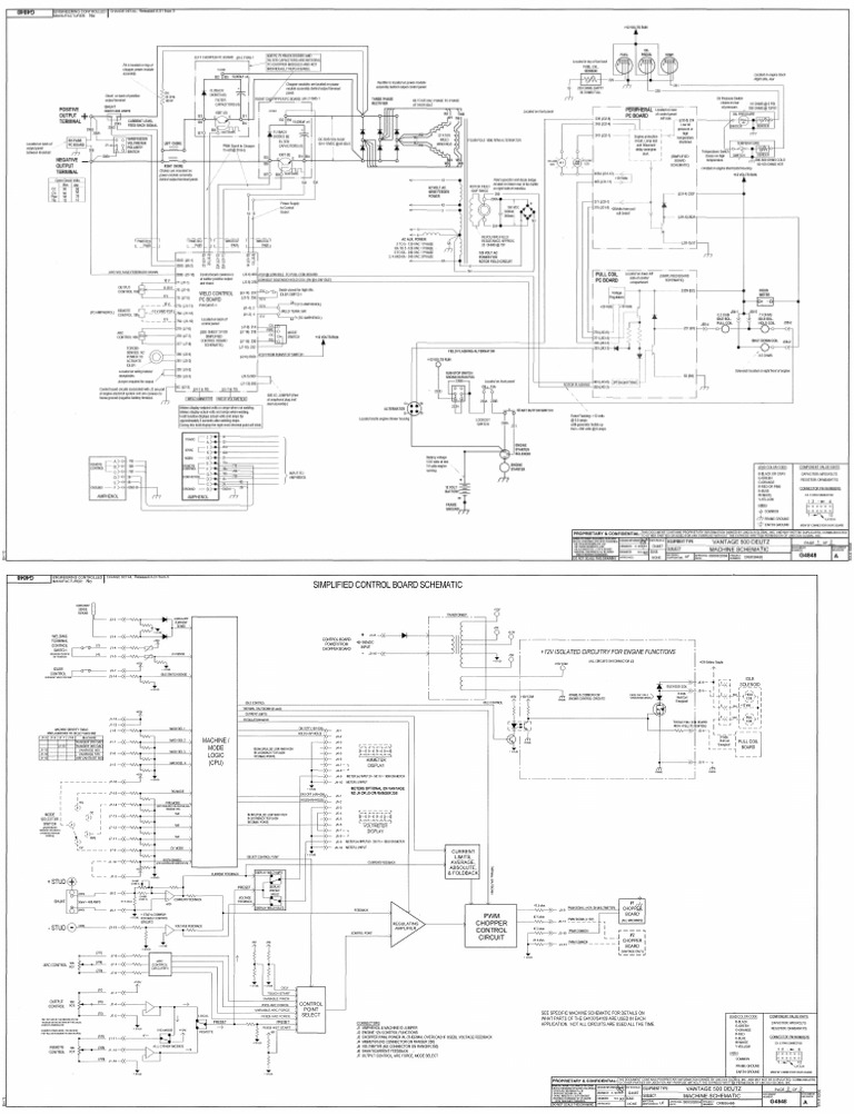 Diagrama Esquematico Vantage 500 | PDF