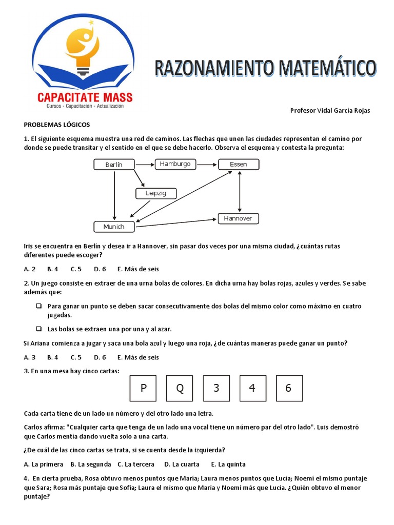 Clase Introductoria 1 - Raz. Mat. | PDF