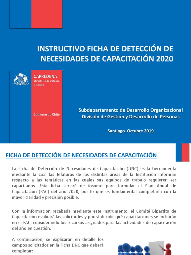 Instructivo Ficha DNC 2020 | PDF
