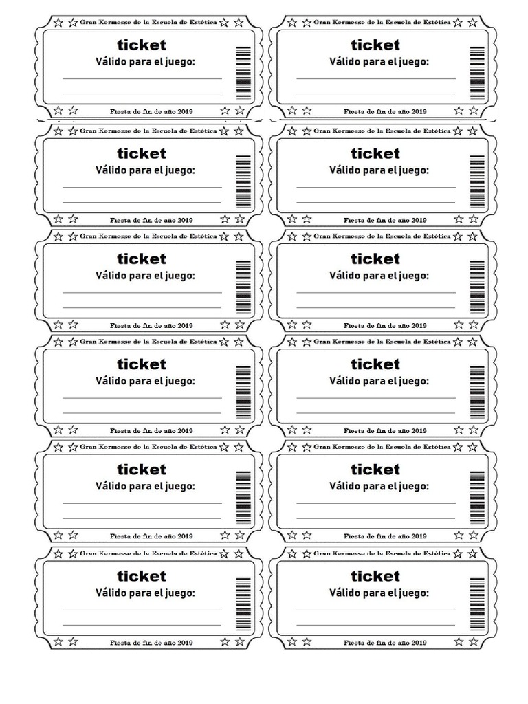 Tickets | PDF