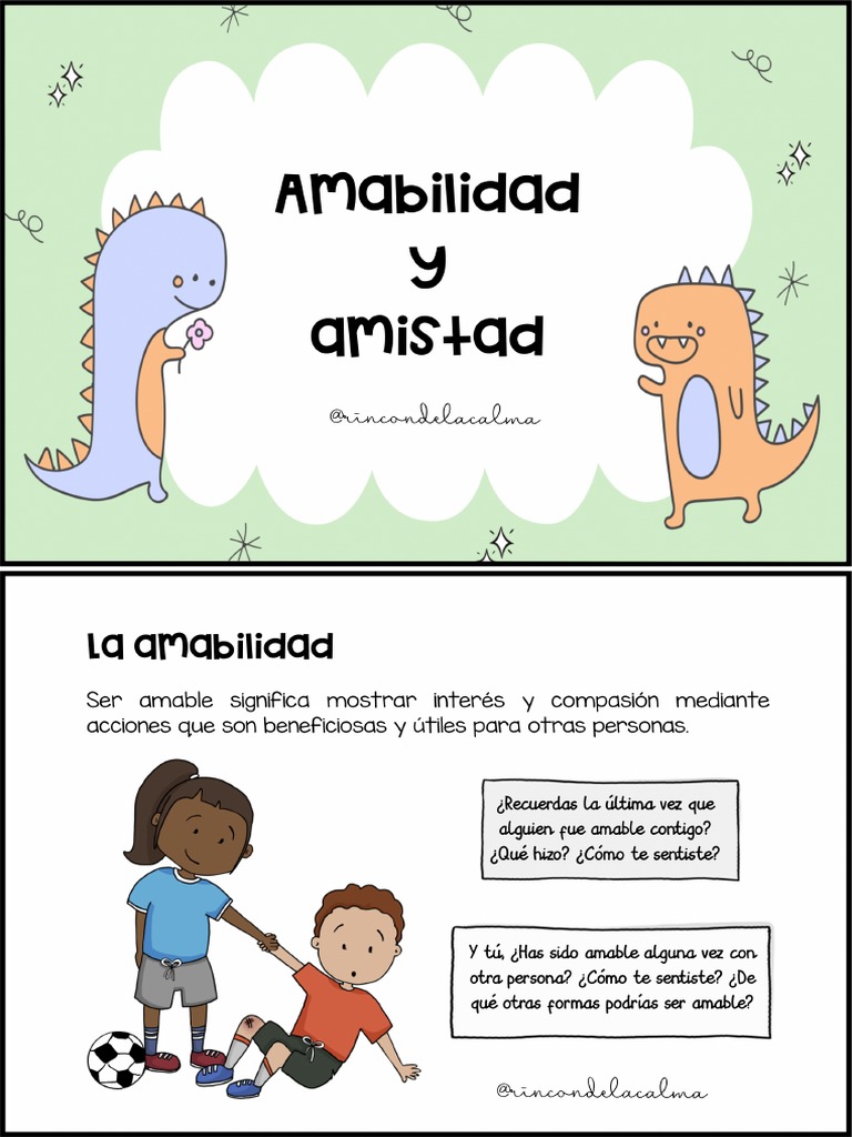 Amabilidad y Amistad | PDF
