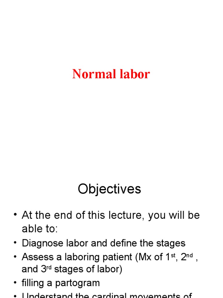 Normal Labor | PDF | Childbirth | Fetus