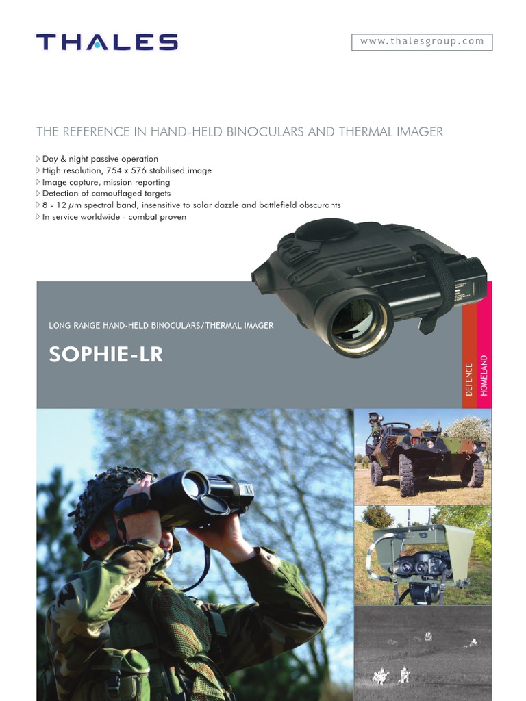 Sophie-Lr: The Reference in Hand-Held Binoculars and Thermal Imager | PDF