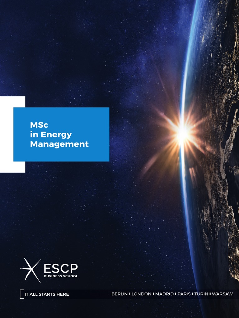 MSC in Energy Management | PDF | Master Of Business Administration ...