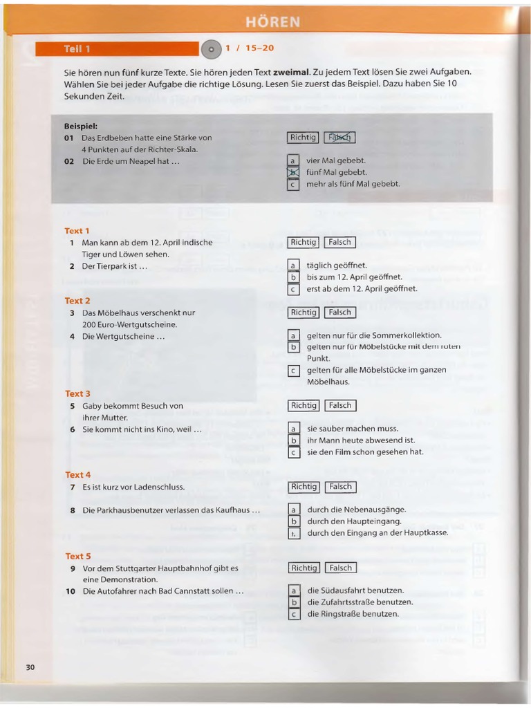 Modelltest 2 - So Geht | PDF