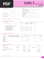 GARS-3S Ficha Técnica y Descripción | PDF | Espectro autista | Validez (Estadísticas)