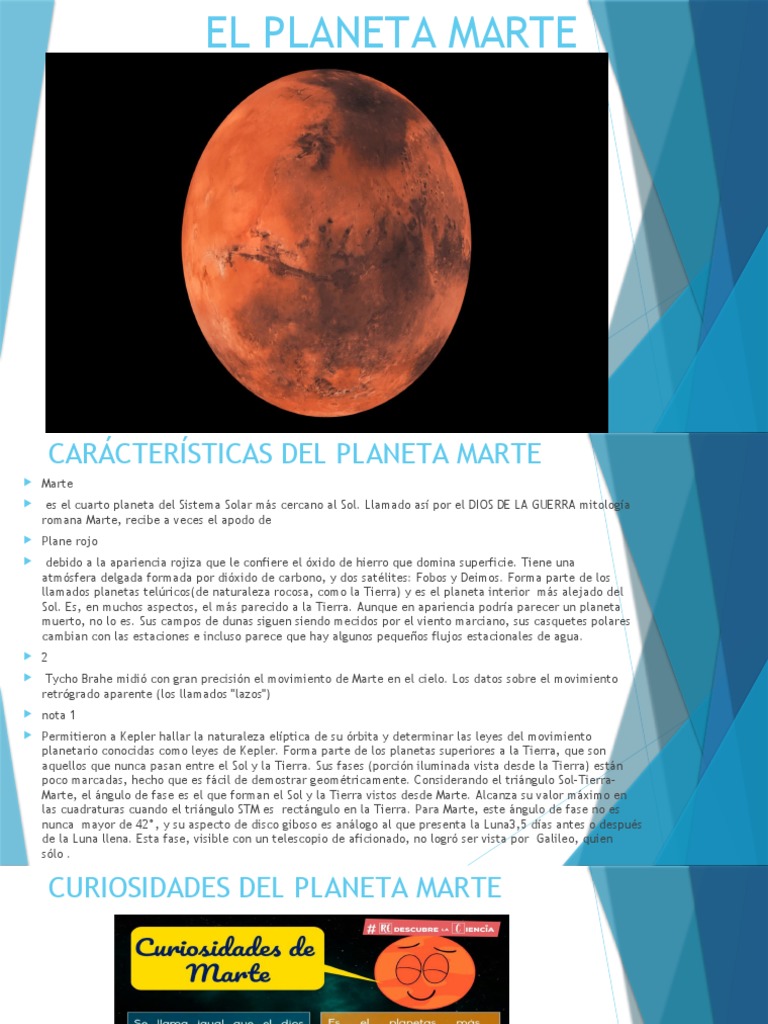 El Planeta Marte | PDF