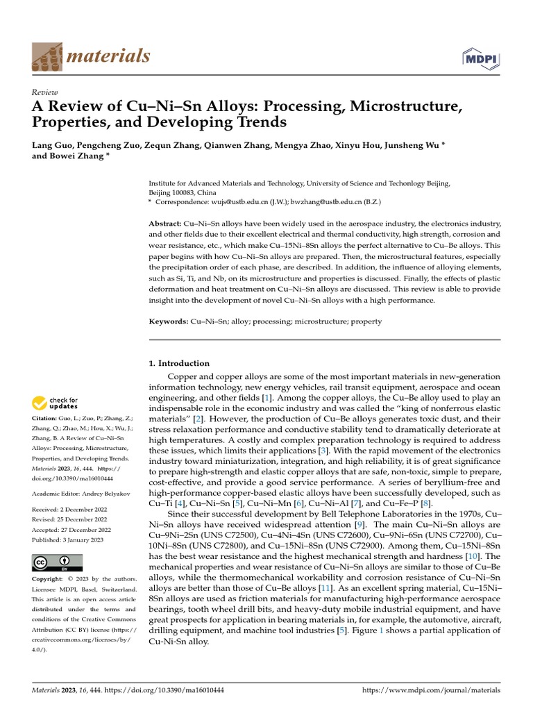 Aleaciones Cobre-Niquel-Estaño | Download Free PDF | Alloy | Phase (Matter) Aleaciones Cobre-Niquel-Estaño | Download Free PDF | Alloy | Phase (Matter)