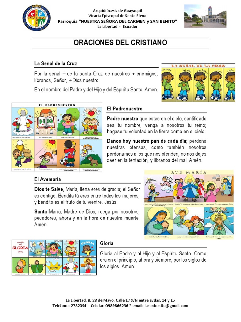 Oraciones Básicas Del Cristiano | PDF | María, madre de Jesús | La ...