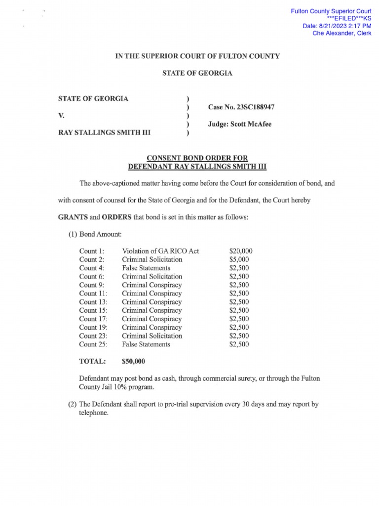 Ray Smith, III Consent Order | PDF